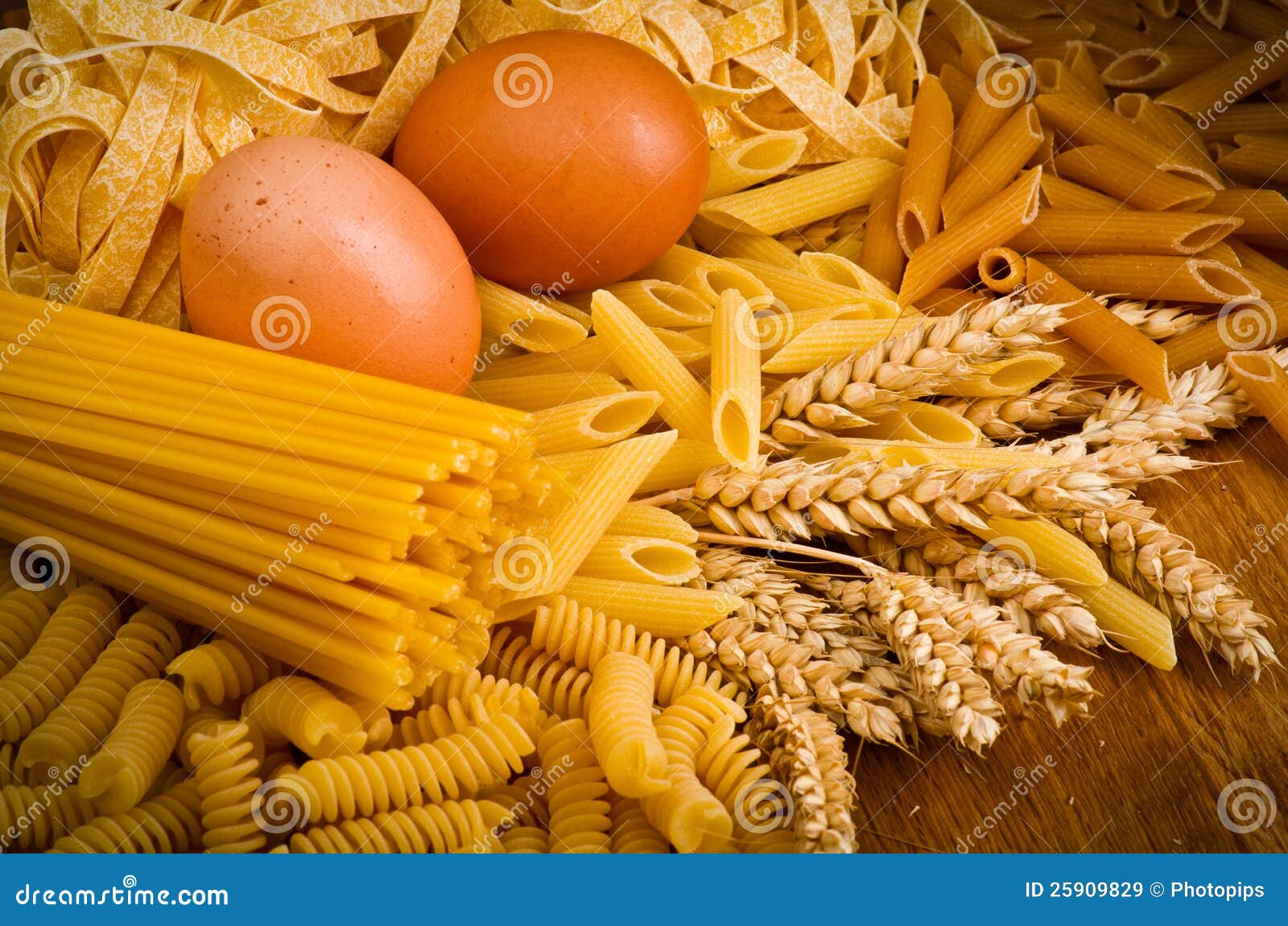 Mix group of italian pasta stock image. Image of wellness - 25909829