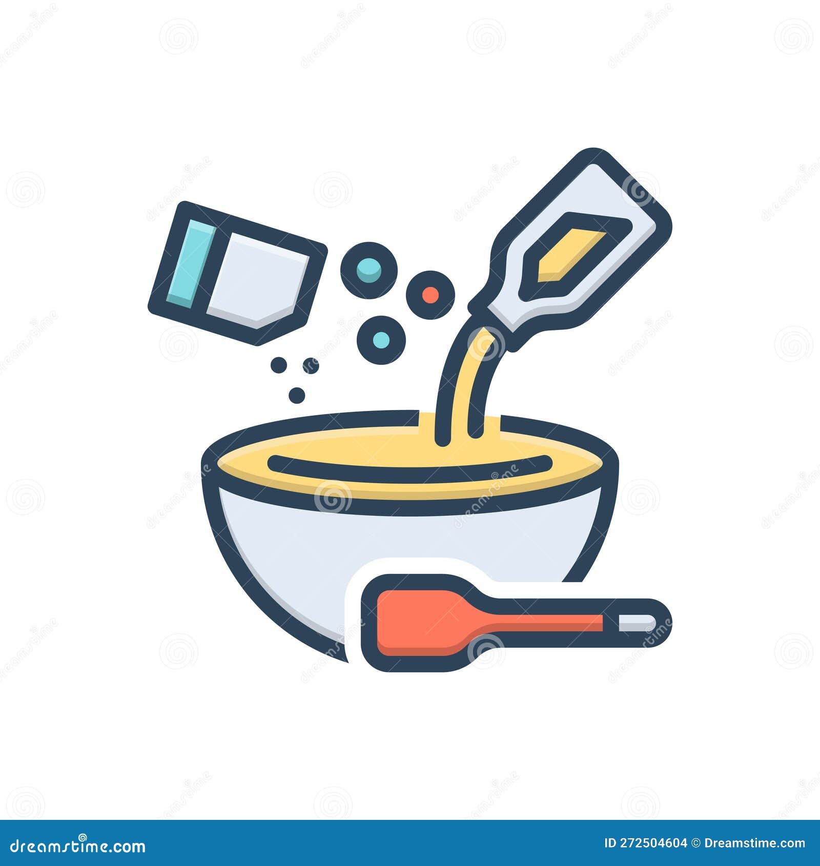 Color Illustration Icon for Mix, Blend and Culinary Stock Vector ...