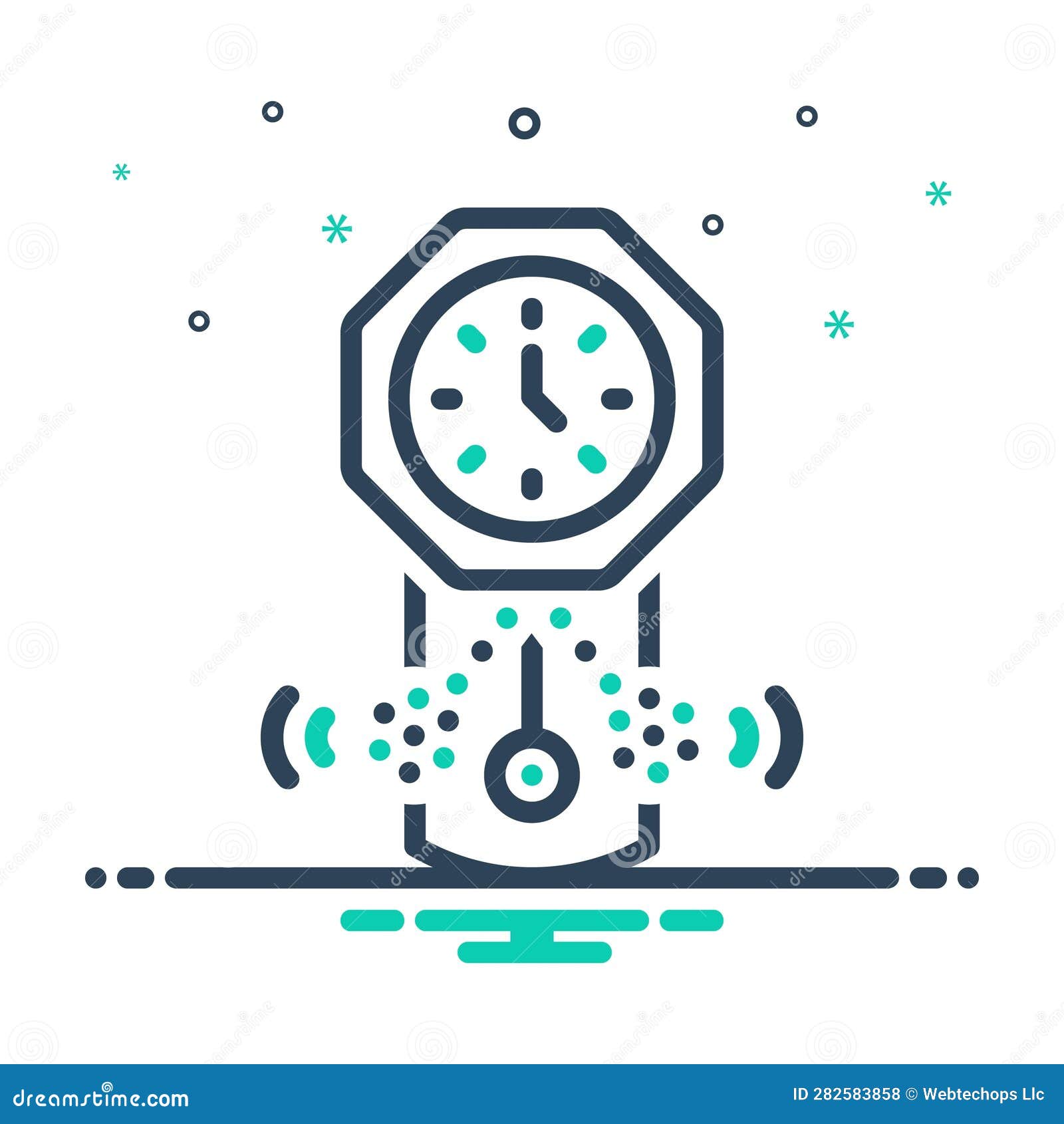 Mix Icon for Consecutive, Continuously and Successive Stock Vector ...