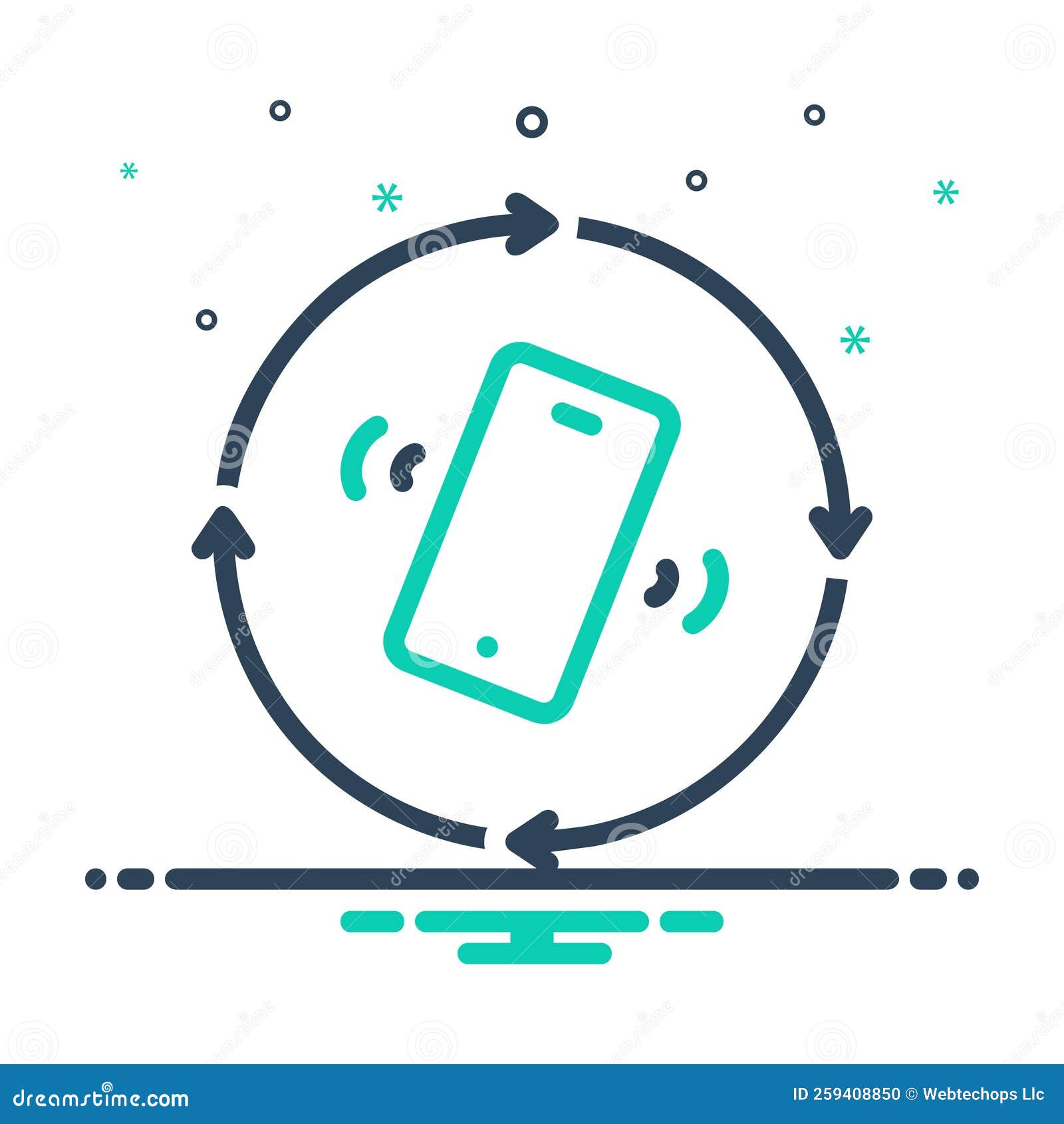 Mix Icon for Continuously, Consecutive and Continually Stock ...