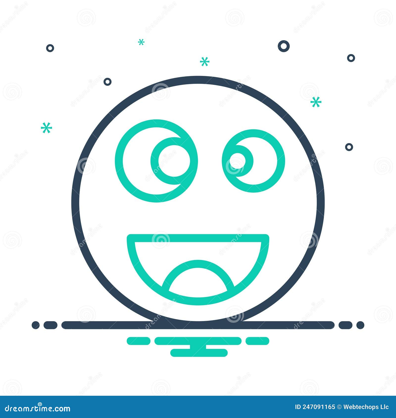 Mix Icon for Funny, Amusing and Risible Stock Vector - Illustration of ...