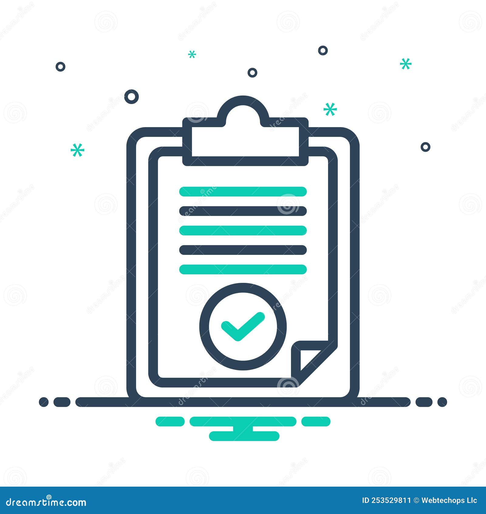 Mix Icon for Outcomes, Result and Reaction Stock Vector - Illustration ...