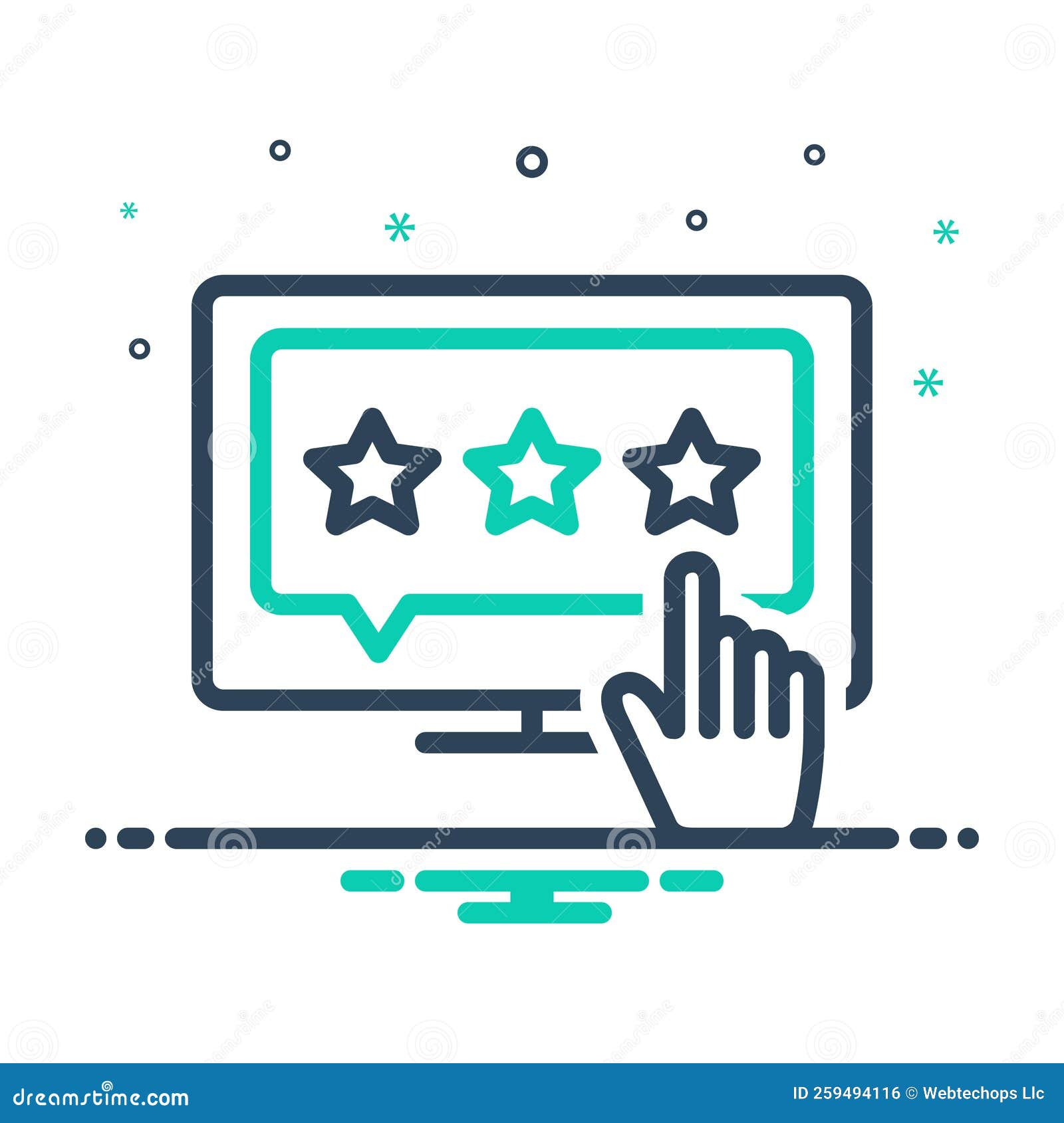 Mix Icon for Response, Repercussion and Feedback Stock Illustration ...