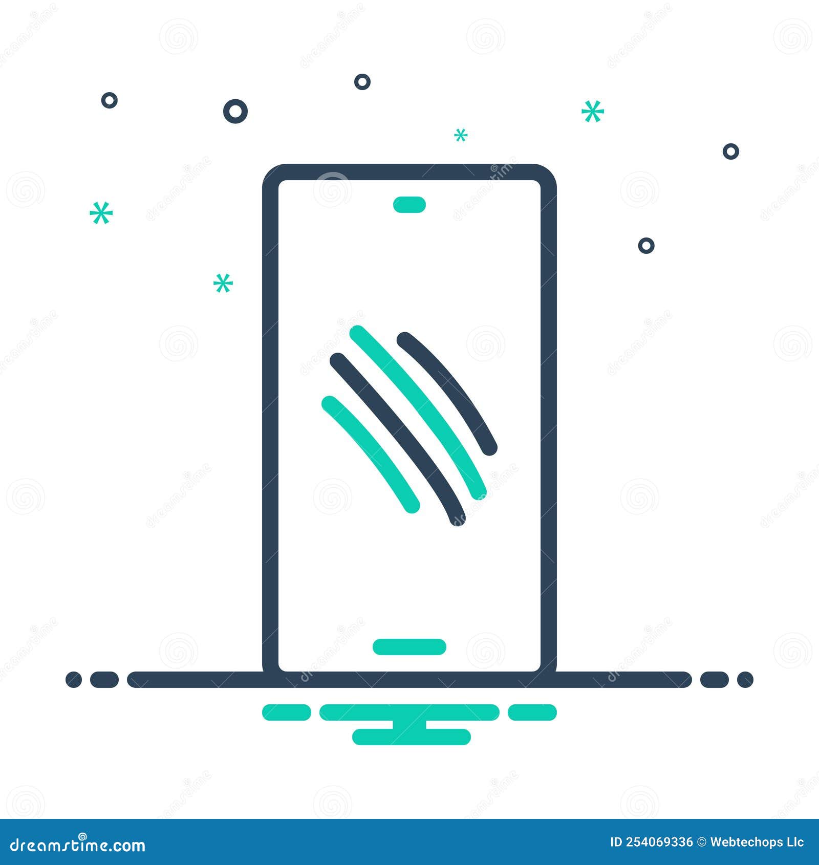 Mix Icon for Scratch, Scuff and Scrape Stock Illustration ...
