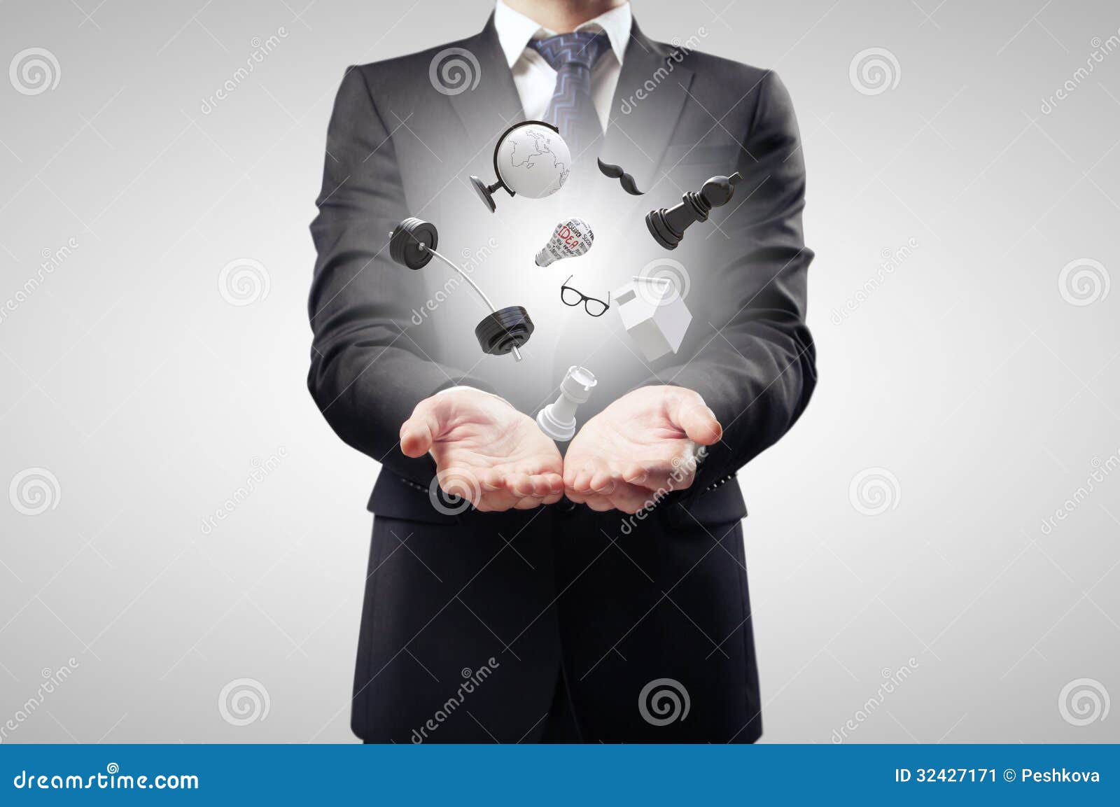 Mix of items stock image. Image of human, idea, globe - 32427171