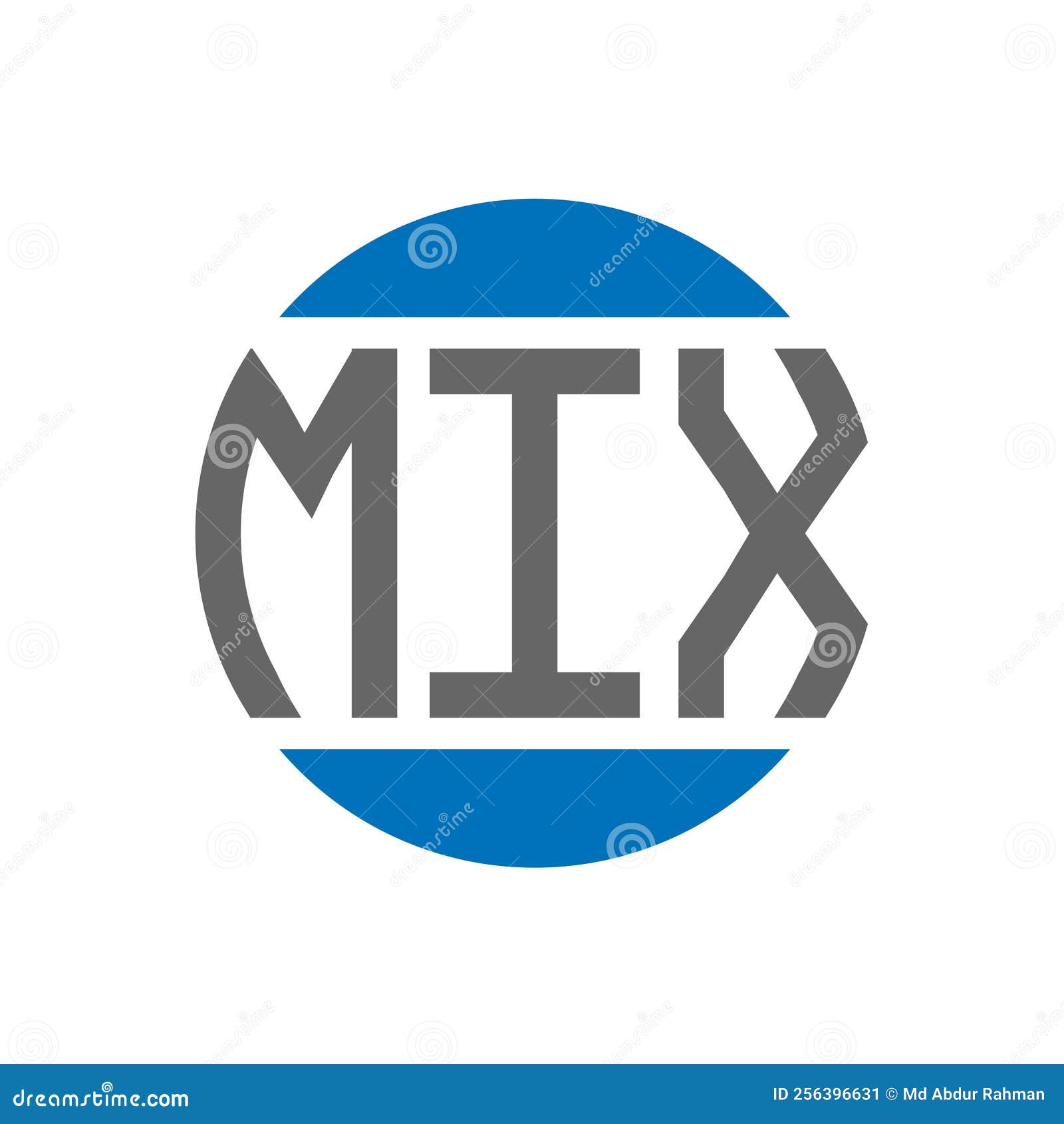 MIX Letter Logo Design on White Background. MIX Creative Initials ...