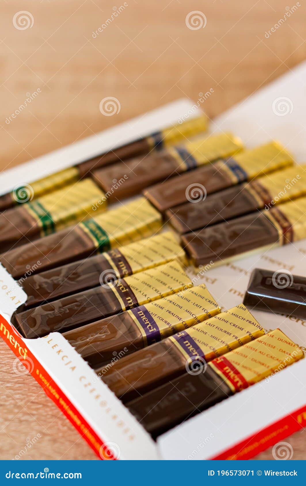 Merci Chocolate Christmas Figures Editorial Image | CartoonDealer.com ...