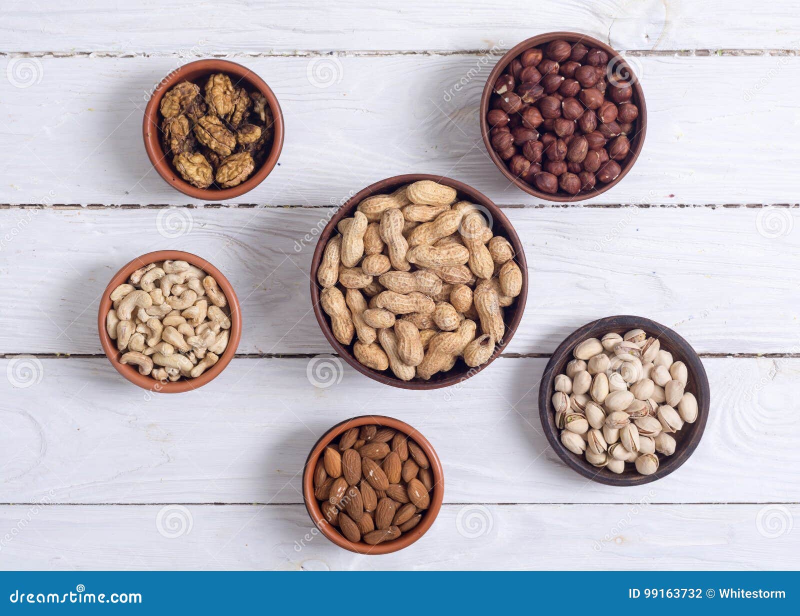 Mix of nuts stock photo. Image of hazelnut, objects, healthy - 99163732