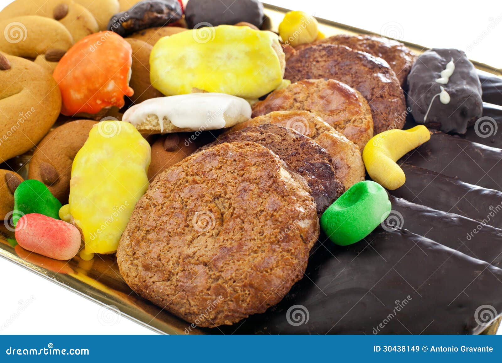 Mix of Pastries and Cookies Stock Image - Image of bakery, baked: 30438149