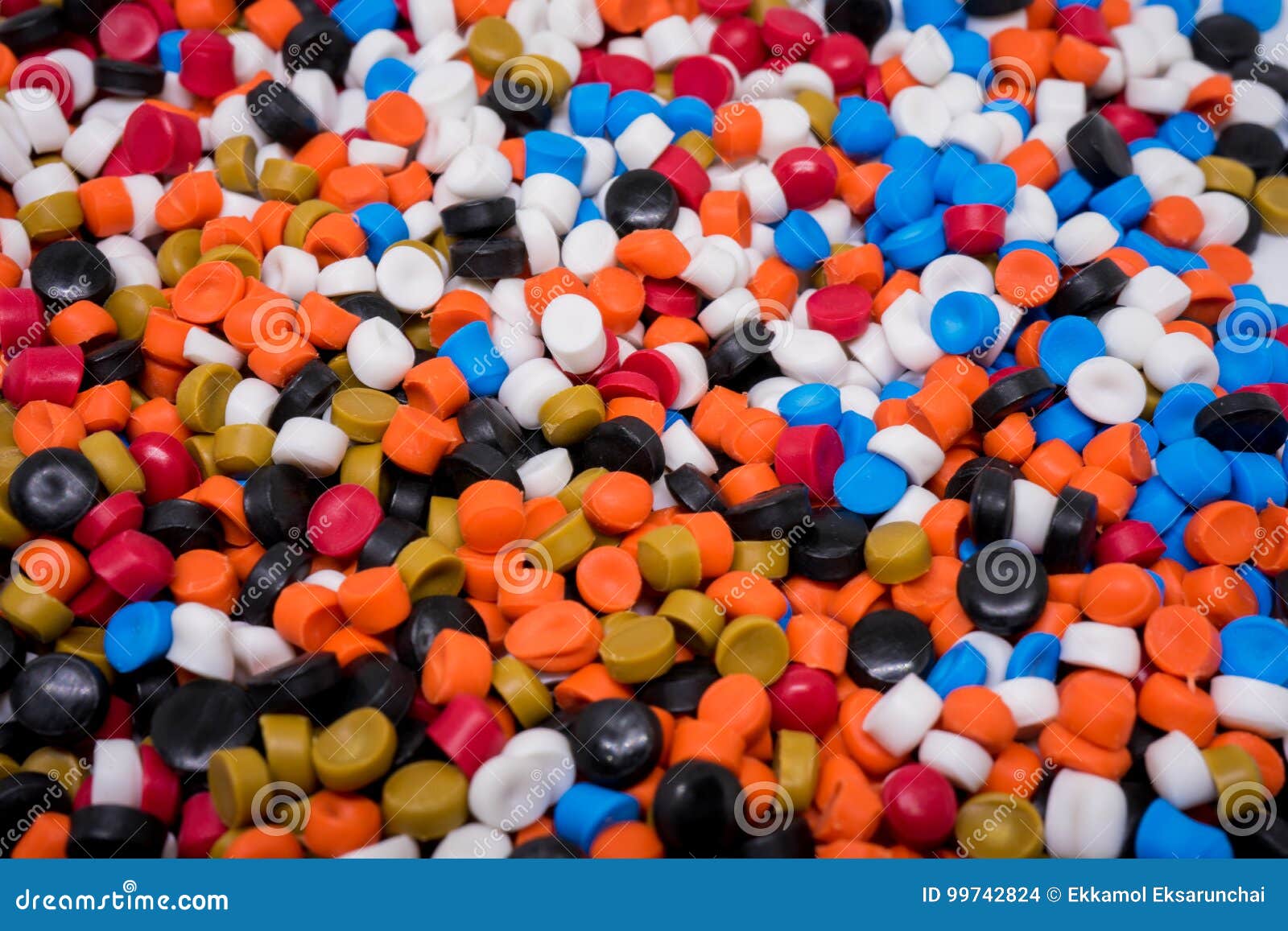 Plastic pellet stock photo. Image of chemistry, grained - 99742824