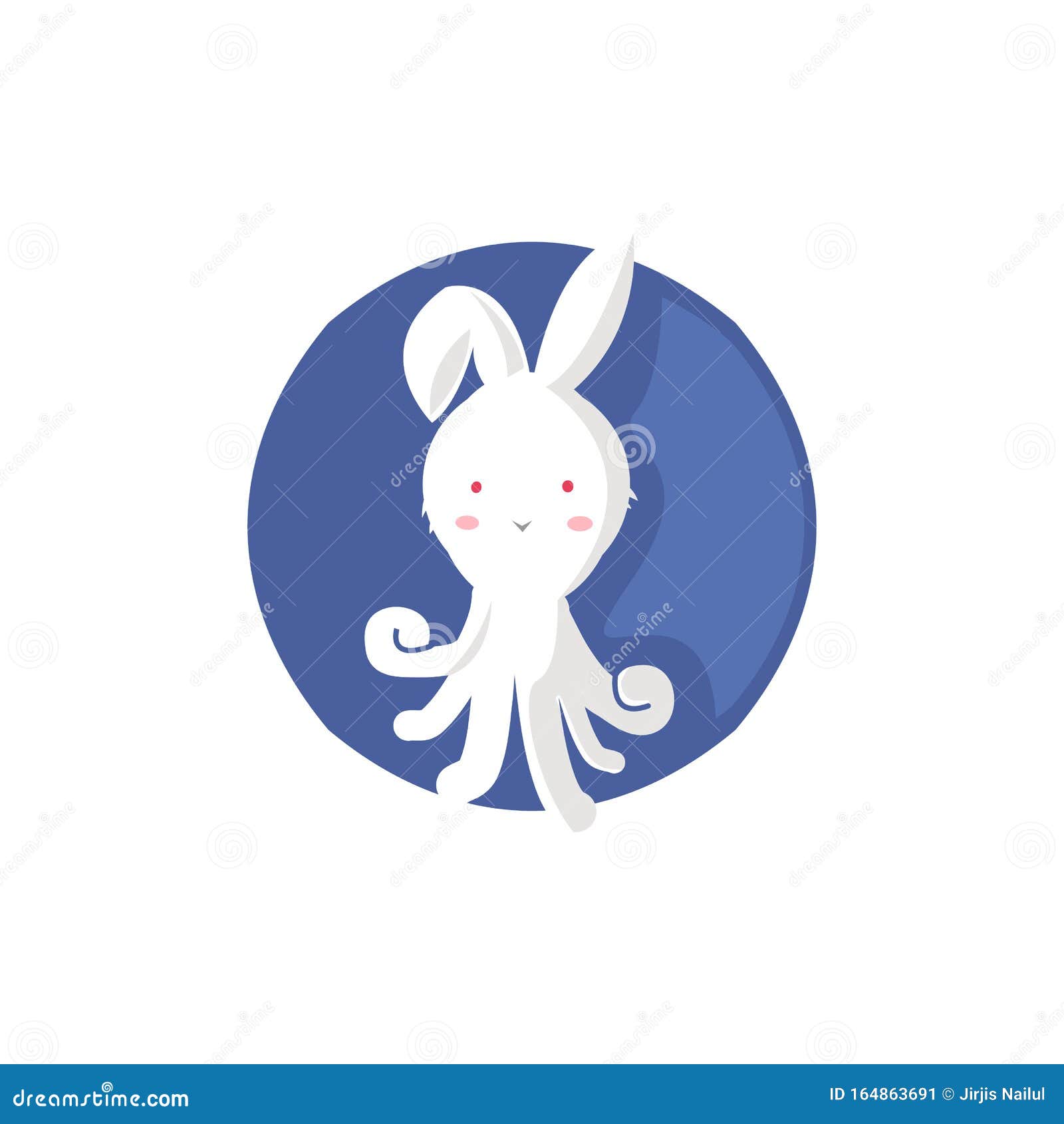Mix of Rabbit and Octopus Characters Stock Vector - Illustration of ...