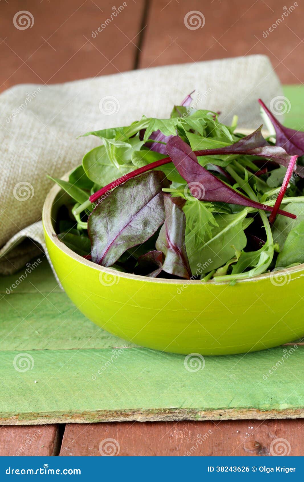 Mix Salad (arugula, Iceberg, Red Beet) Stock Photo - Image of salad ...