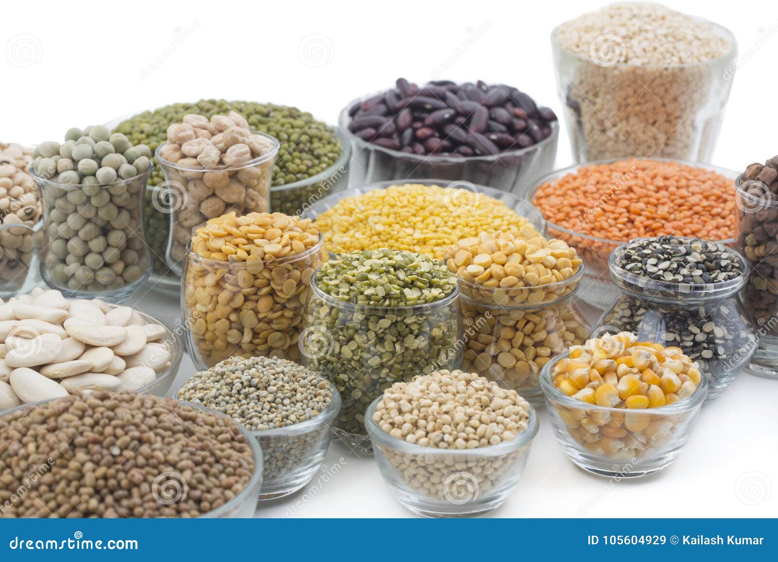 Mix Seeds Food stock image. Image of lentils, millet - 105604929