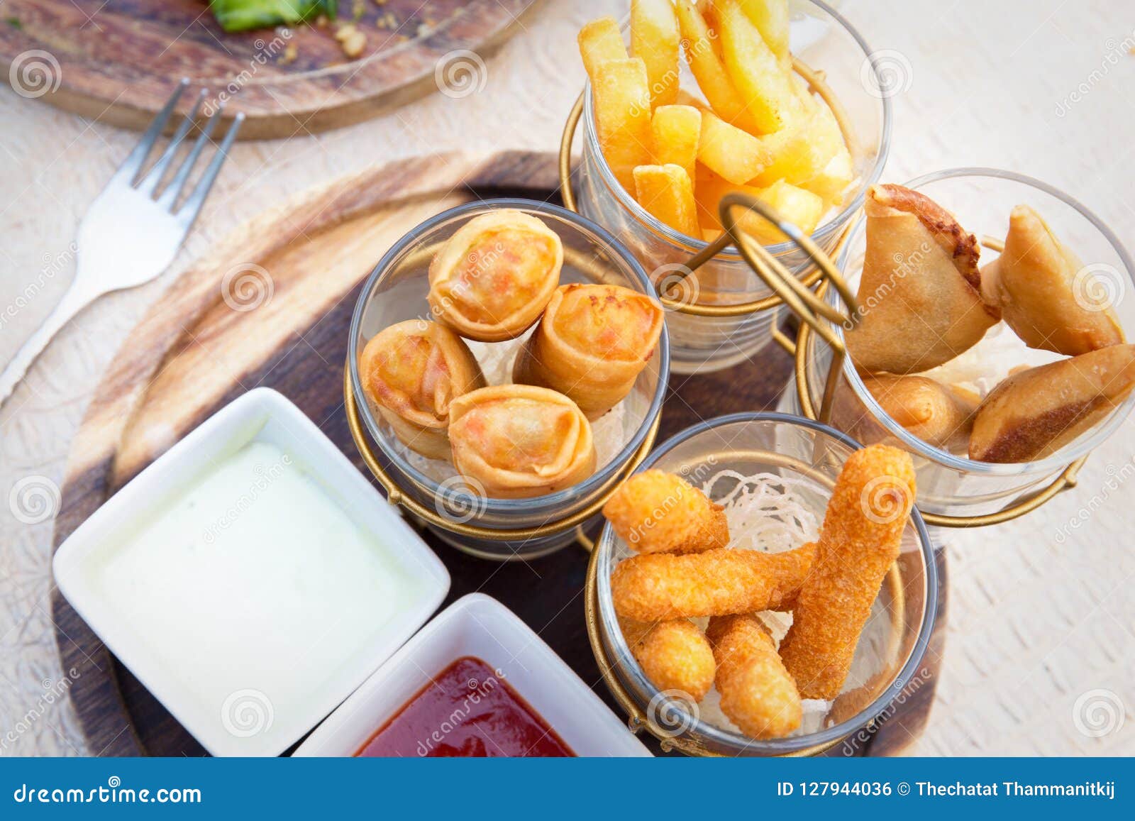 Mix snack break stock photo. Image of fish, banana, bunch - 127944036