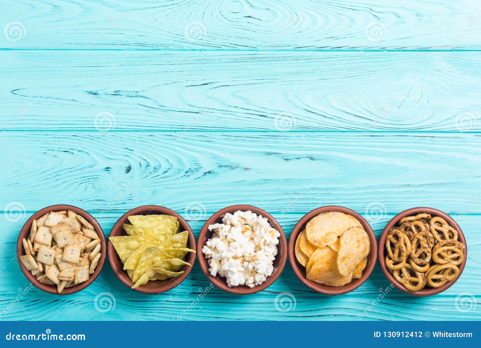 Mix of snacks stock photo. Image of salted, fast, assortment - 130912412