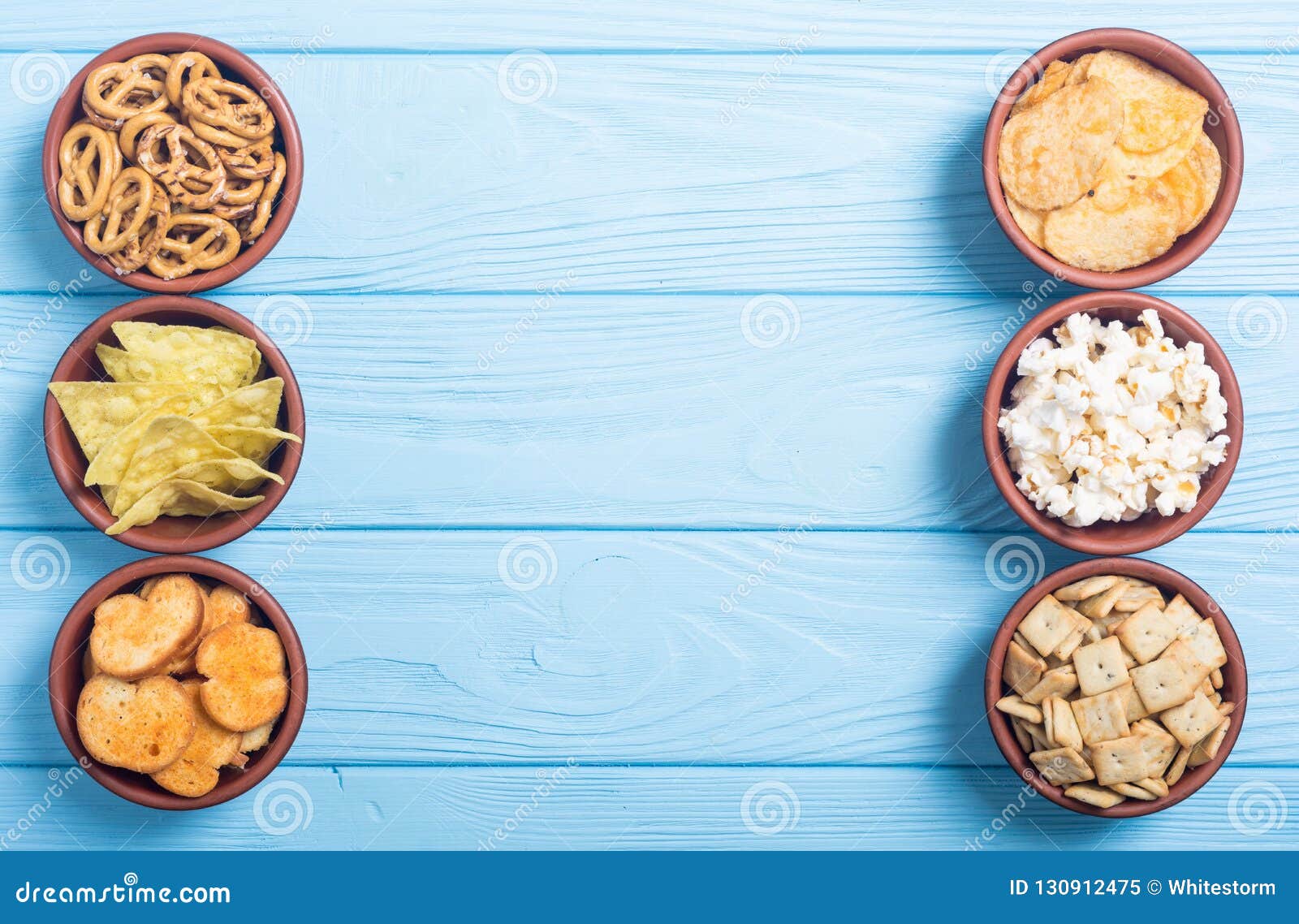 Mix of snacks stock image. Image of crisps, collection - 130912475