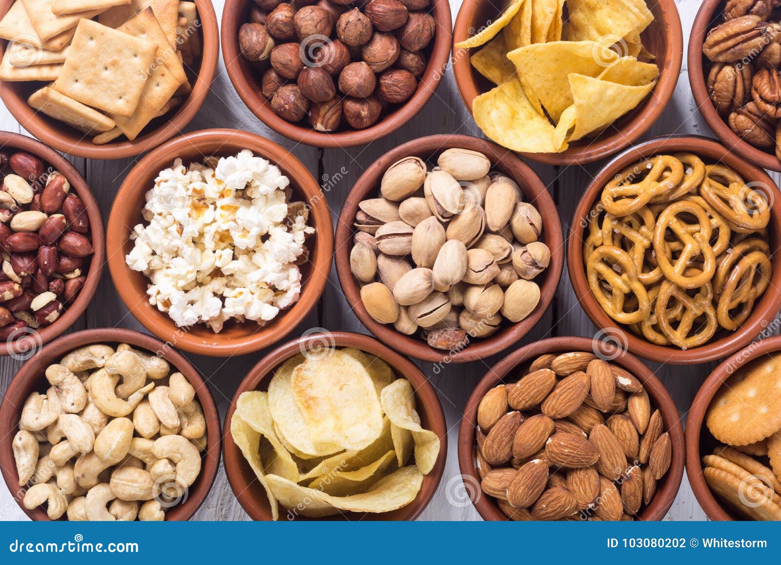 Mix of snacks stock photo. Image of collection, group - 103080202