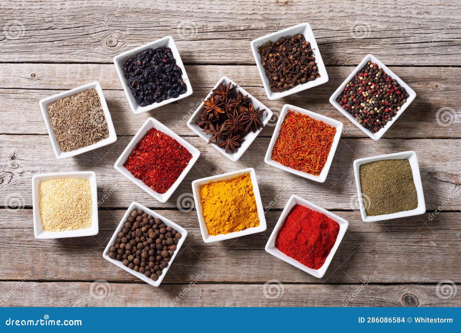 Mix of Spices . Indian Food Background Stock Photo - Image of space ...
