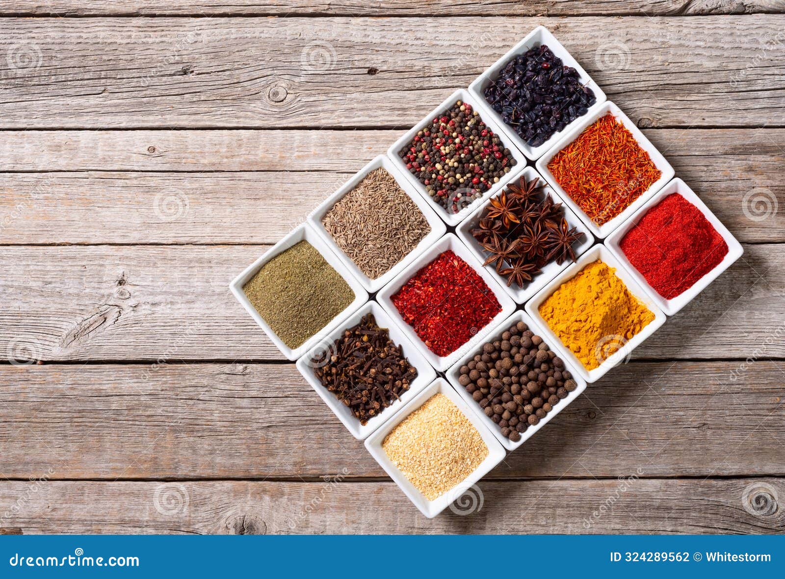 Mix of Spices . Indian Food Background Stock Photo - Image of curry ...