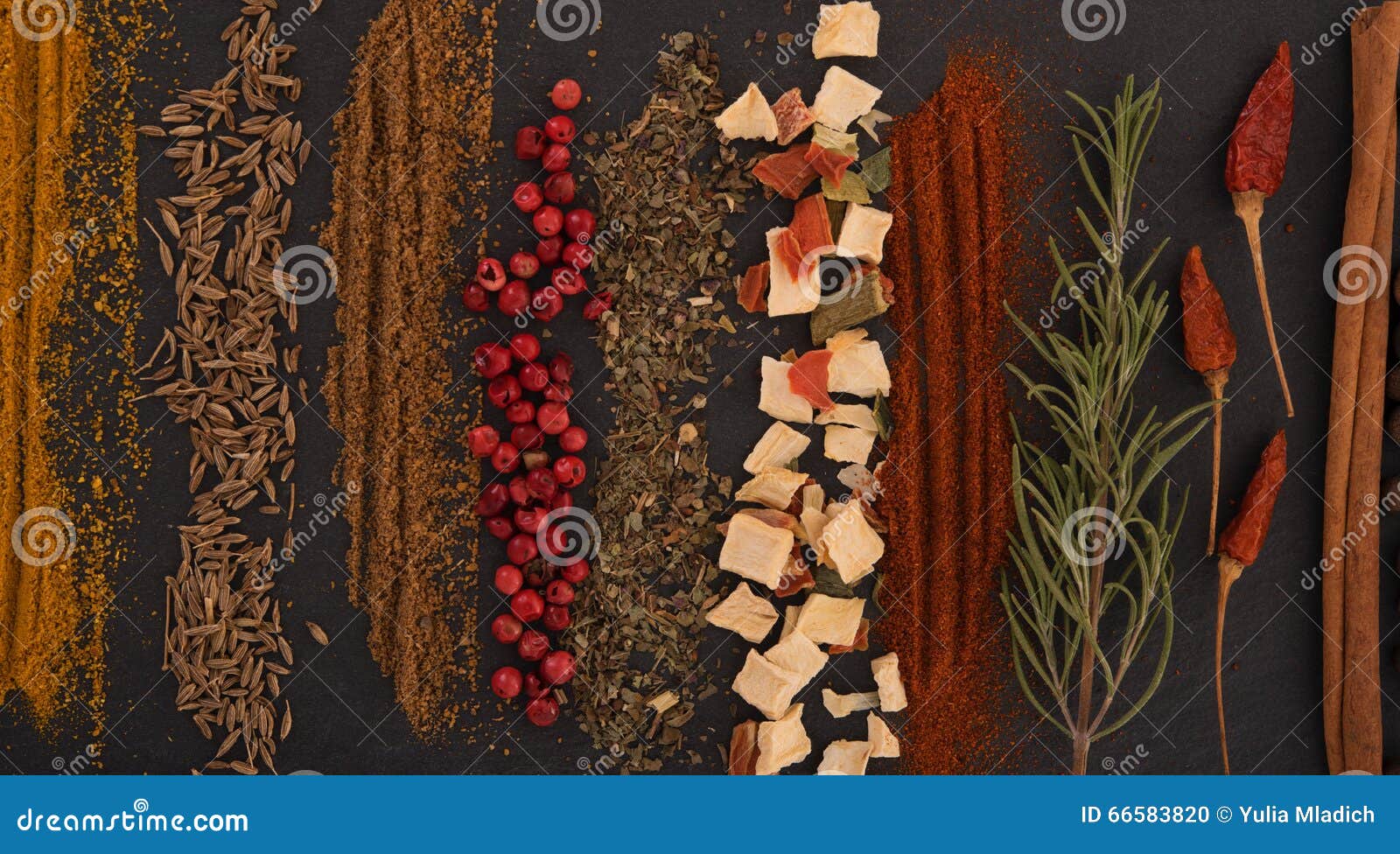 Mix of spices stock photo. Image of gourmet, herb, jeera - 66583820