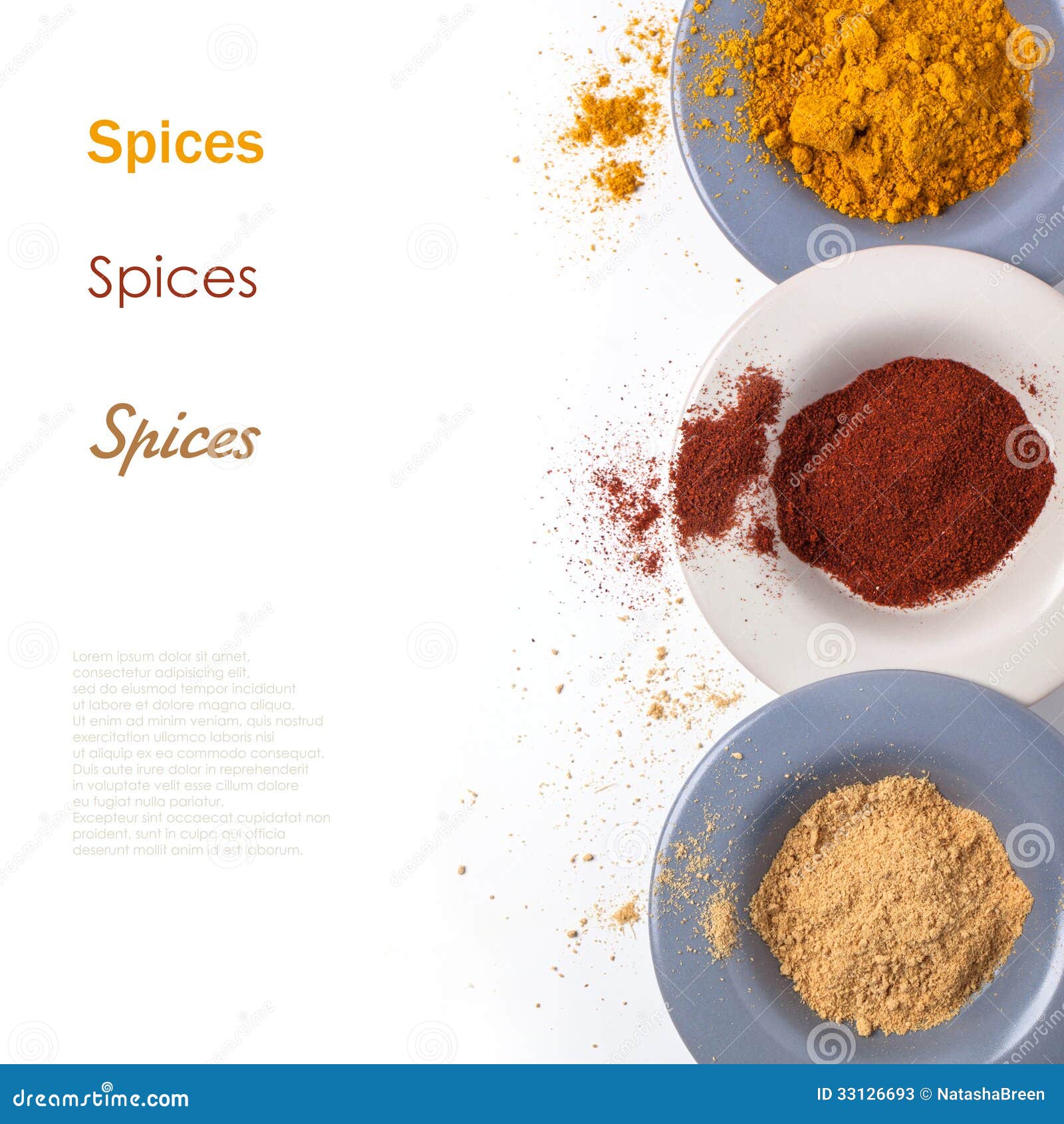 Mix of spices stock image. Image of collection, herb - 33126693