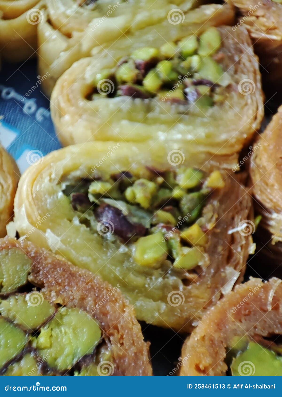 Mix of Turkish desserts stock image. Image of dessert - 258461513