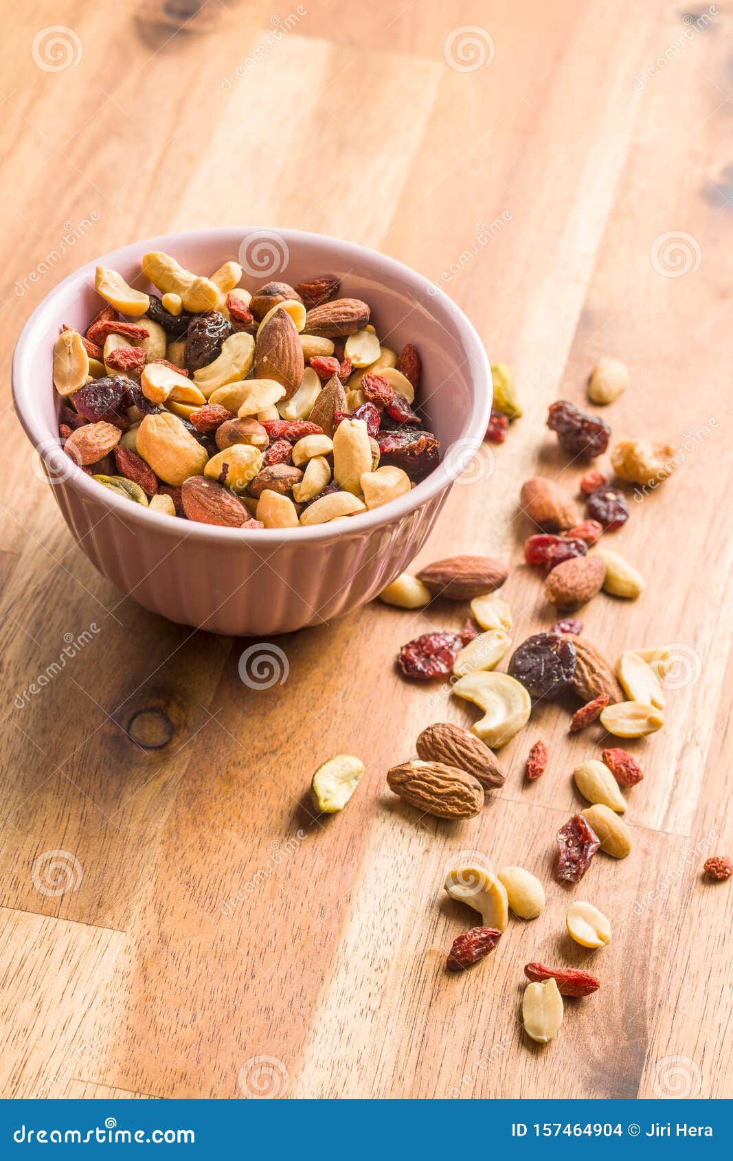Mix of Various Nuts and Raisins Stock Photo - Image of hazelnut, raisin ...