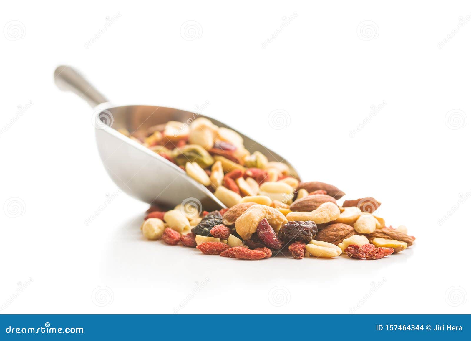 Mix of Various Nuts and Raisins Stock Photo - Image of healthy, almonds ...