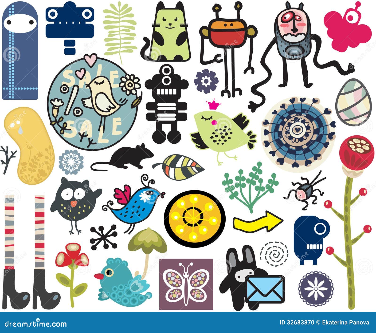 Mix of Vector Images. Vol.10 Stock Vector - Illustration of shoes ...