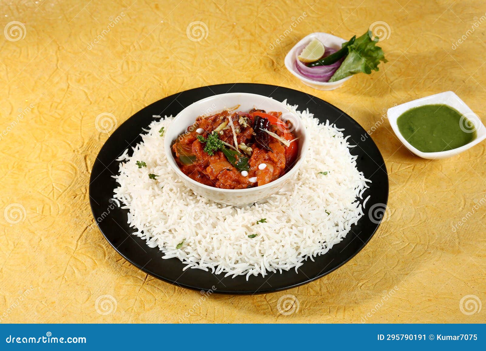 Mix Veg with Rice, Indian Masala Food Dish Stock Image - Image of bowl ...