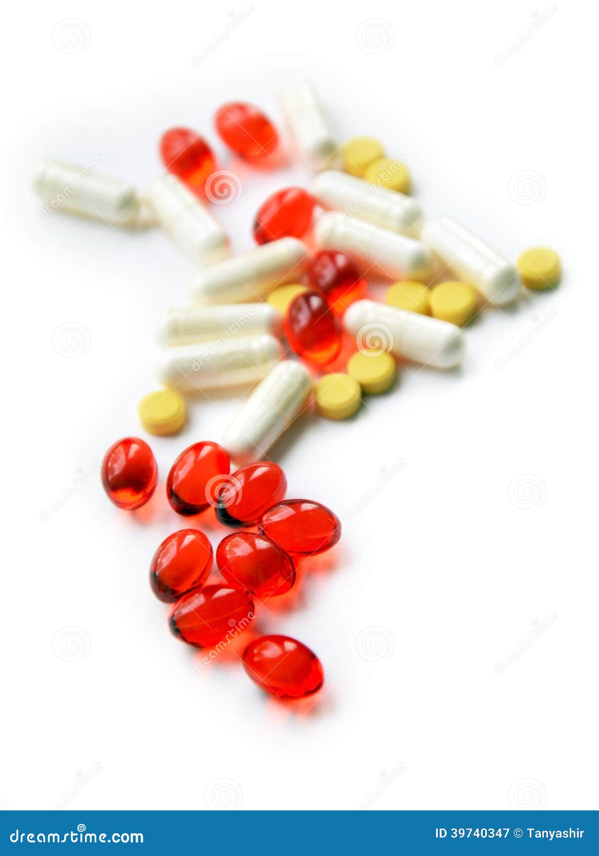 Mix of vitamins stock image. Image of clinic, medical - 39740347