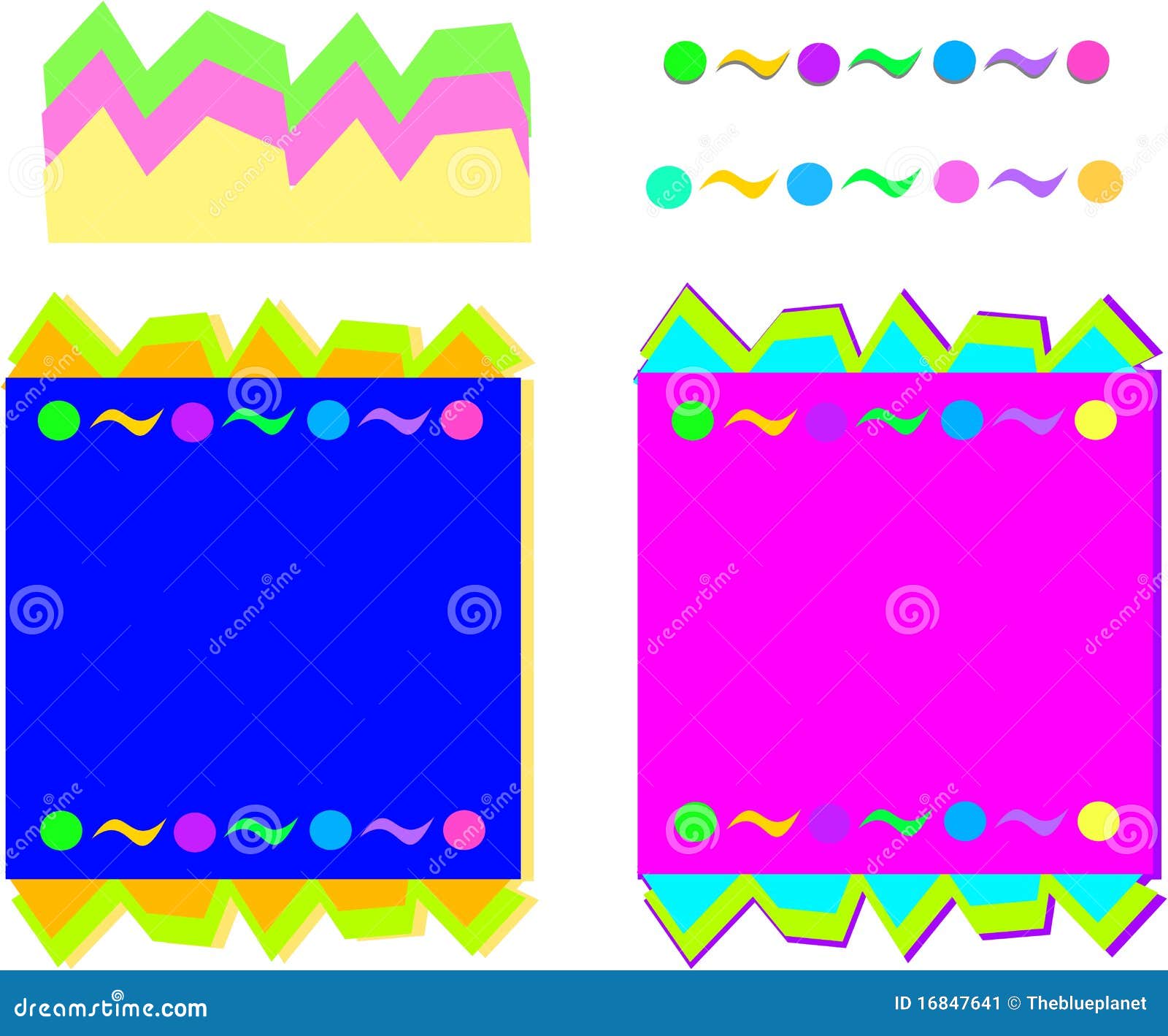 Mix of Whimsical Frames stock vector. Illustration of assortment - 16847641