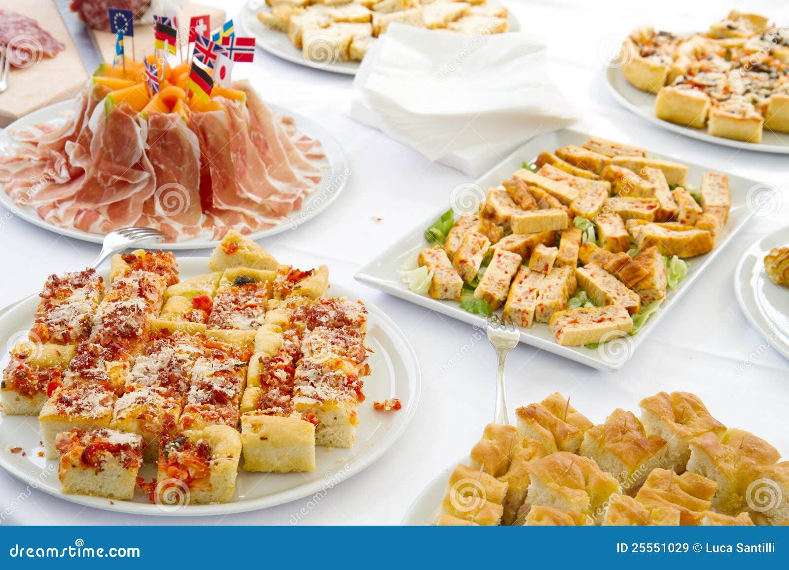 Mixed appetizer stock image. Image of cusine, food, slice - 25551029