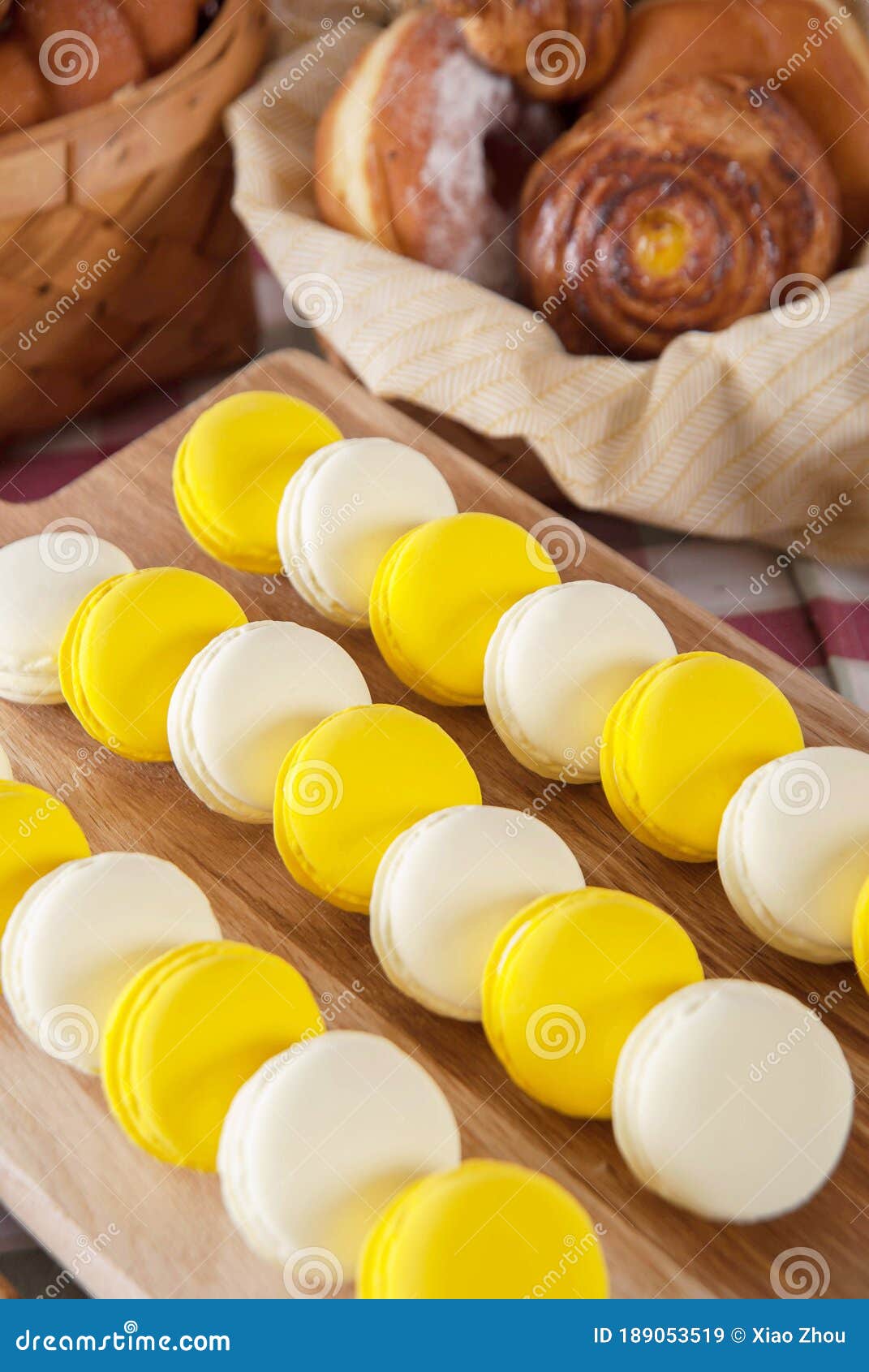 Mixed bakery snacks table stock image. Image of chocolate - 189053519