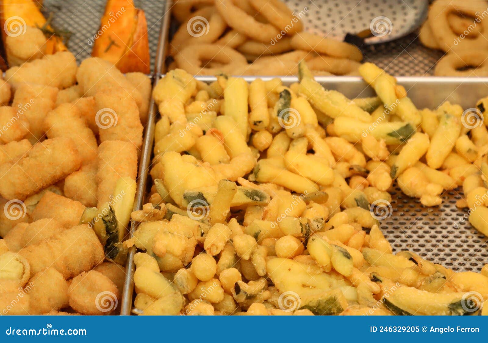Mixed Battered and Fried Vegetables- Stock Image - Image of takeaway ...