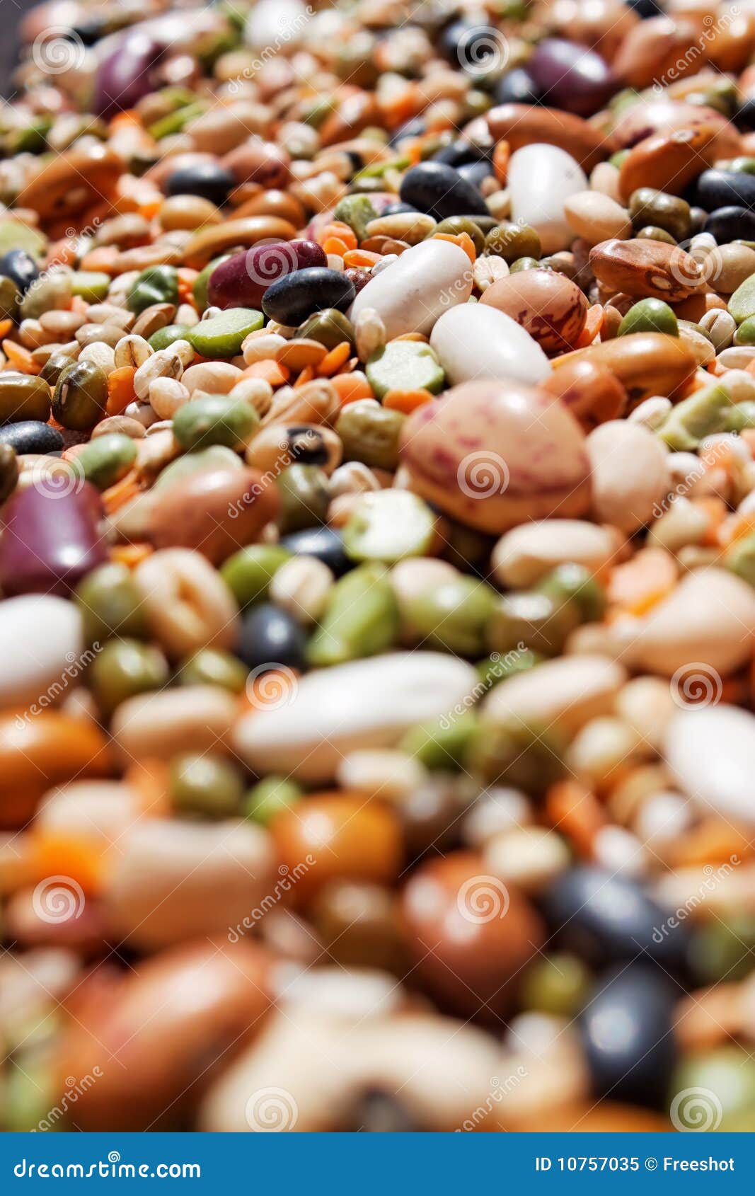 Mixed beans. stock image. Image of mixed, white, cooking - 10757035