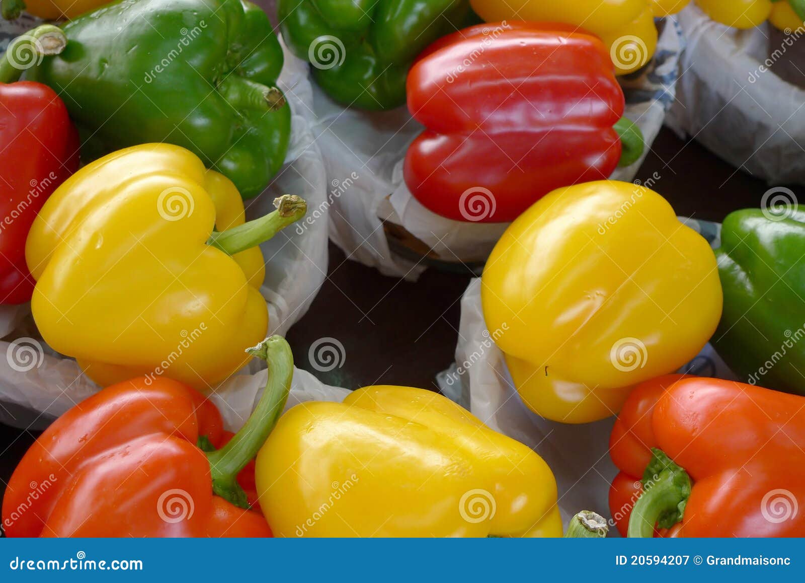 Mixed bell peppers stock image. Image of group, natural - 20594207
