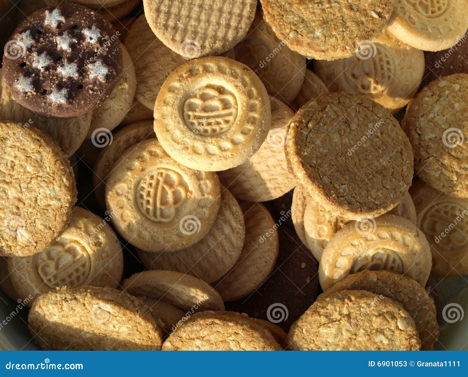 Mixed biscuits cookies stock image. Image of work, background - 6901053