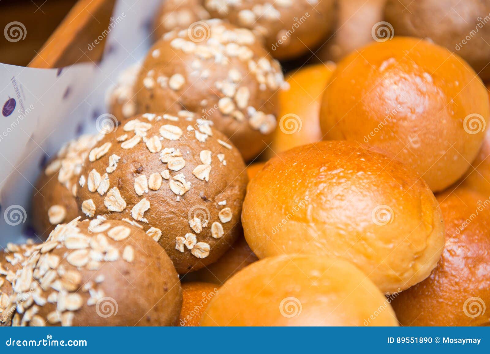 Mixed of bun bread stock photo. Image of mixed, bake - 89551890