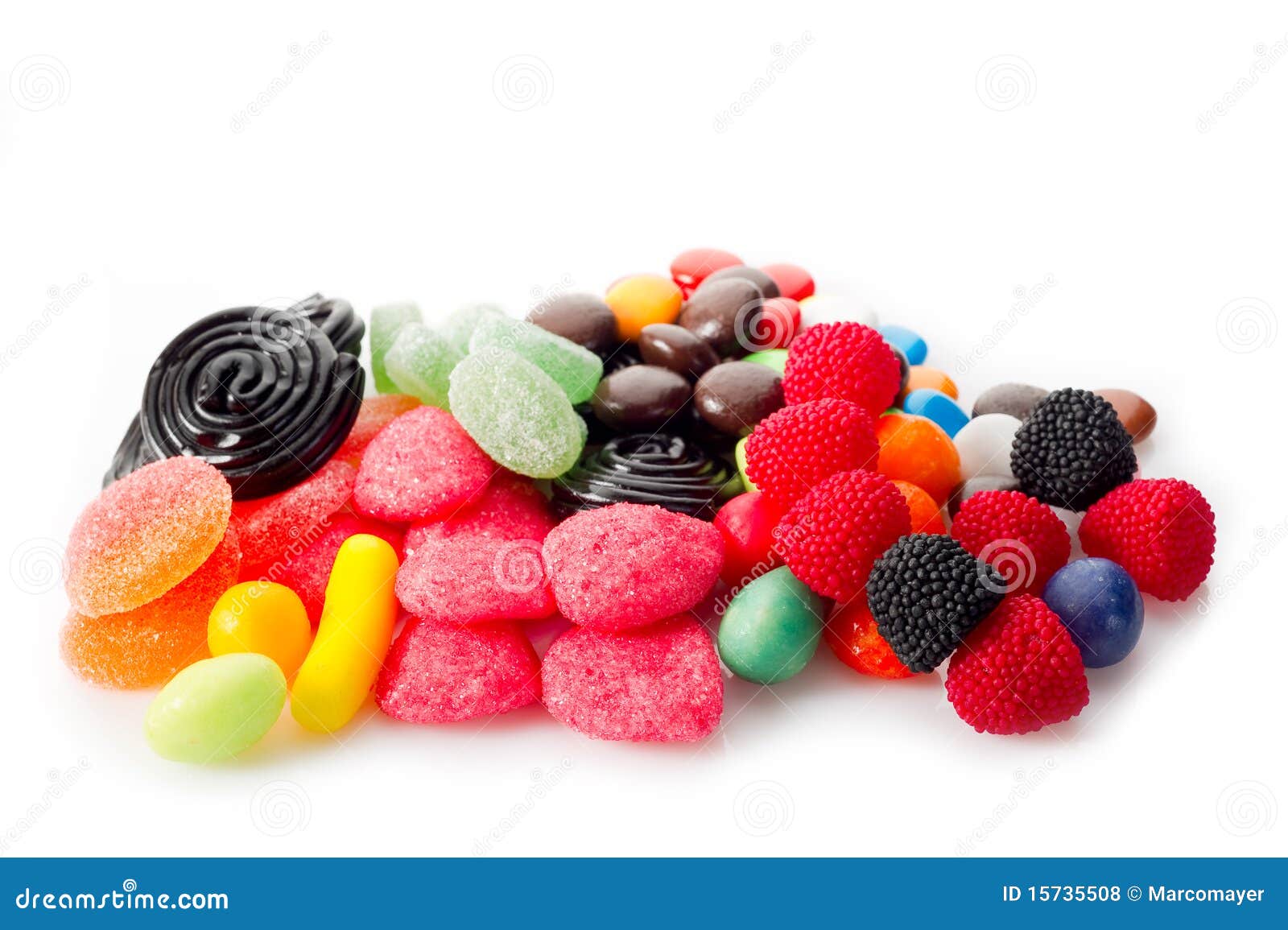 Mixed candy stock photo. Image of bonbon, delicious, paste - 15735508
