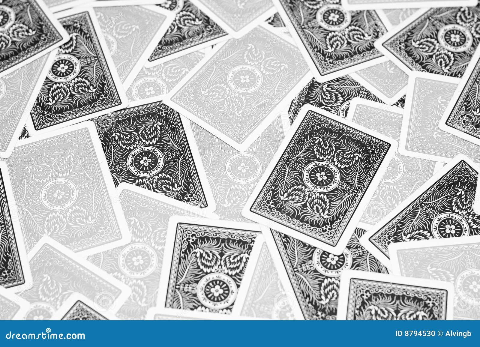 Mixed cards stock photo. Image of chance, grey, abstract - 8794530