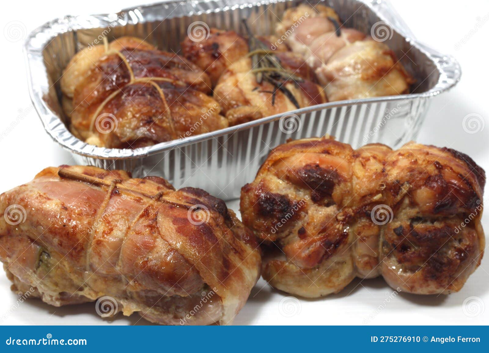 Mixed Chicken Kebabs with Fried Battered Vegetables- Stock Photo ...
