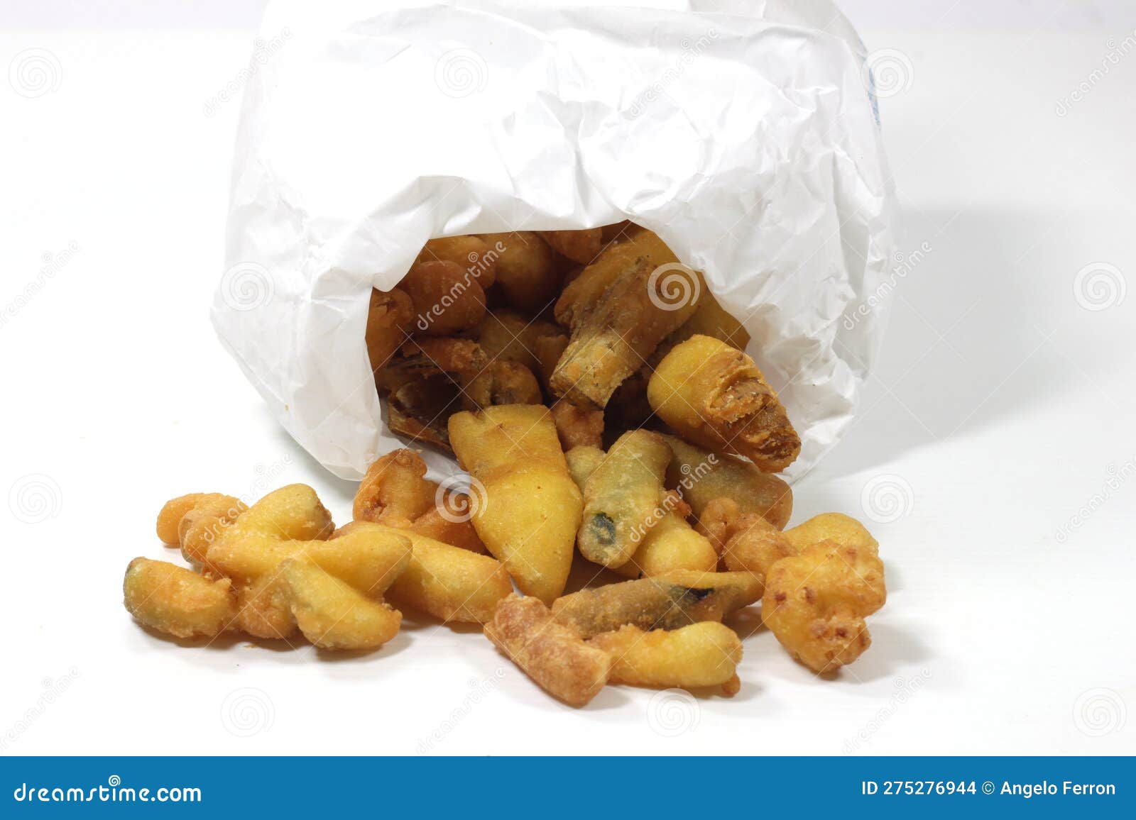 Mixed Chicken Kebabs with Fried Battered Vegetables- Stock Photo ...