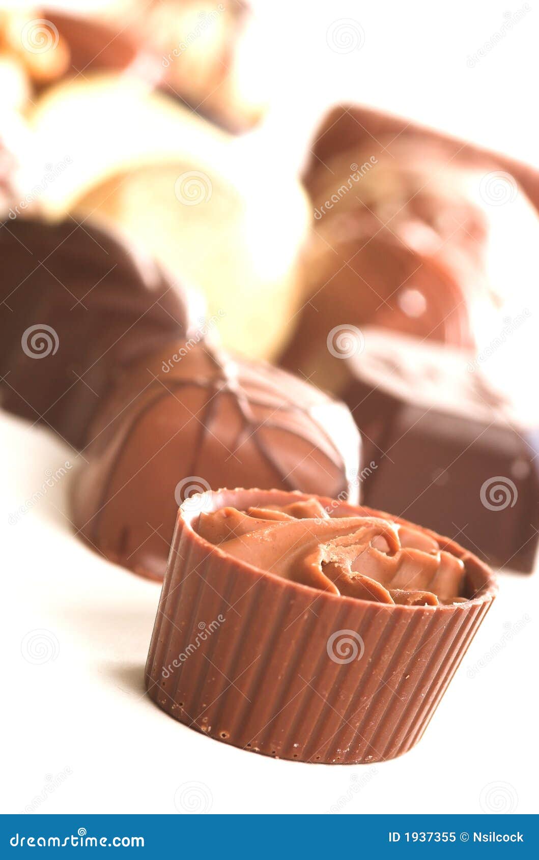 Mixed Chocolates stock image. Image of plain, calories - 1937355