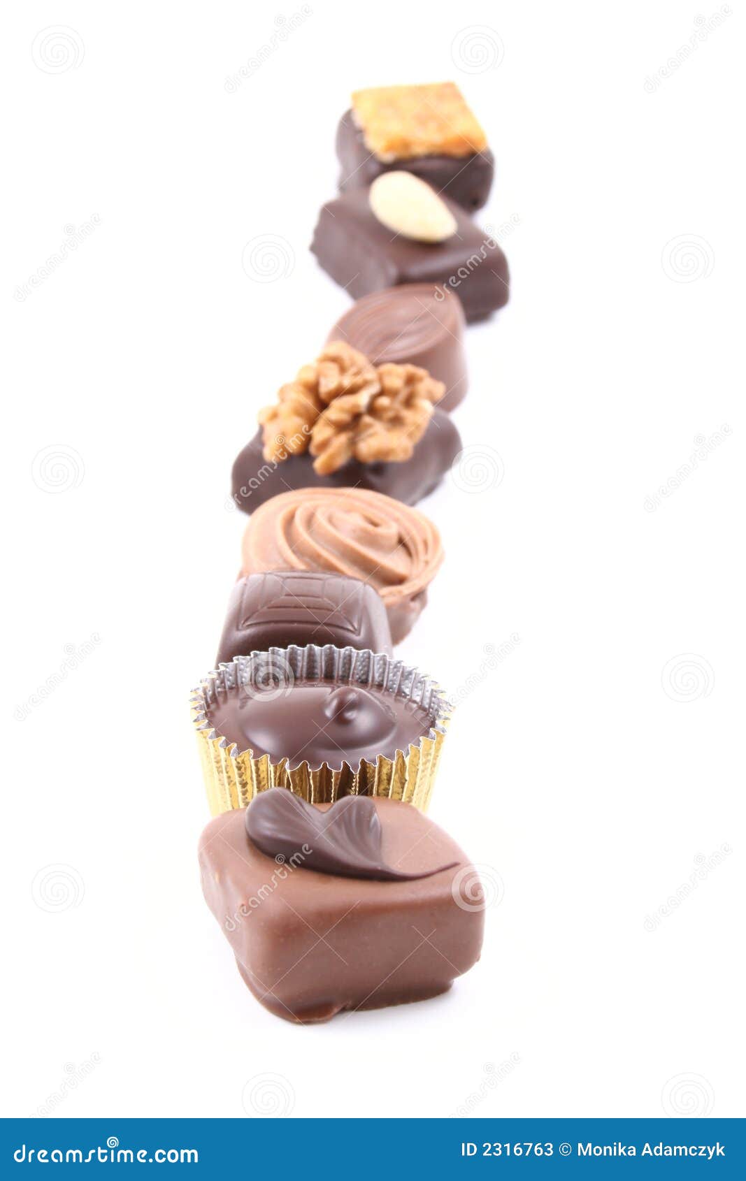 Mixed chocolates stock image. Image of nutrition, delicious - 2316763