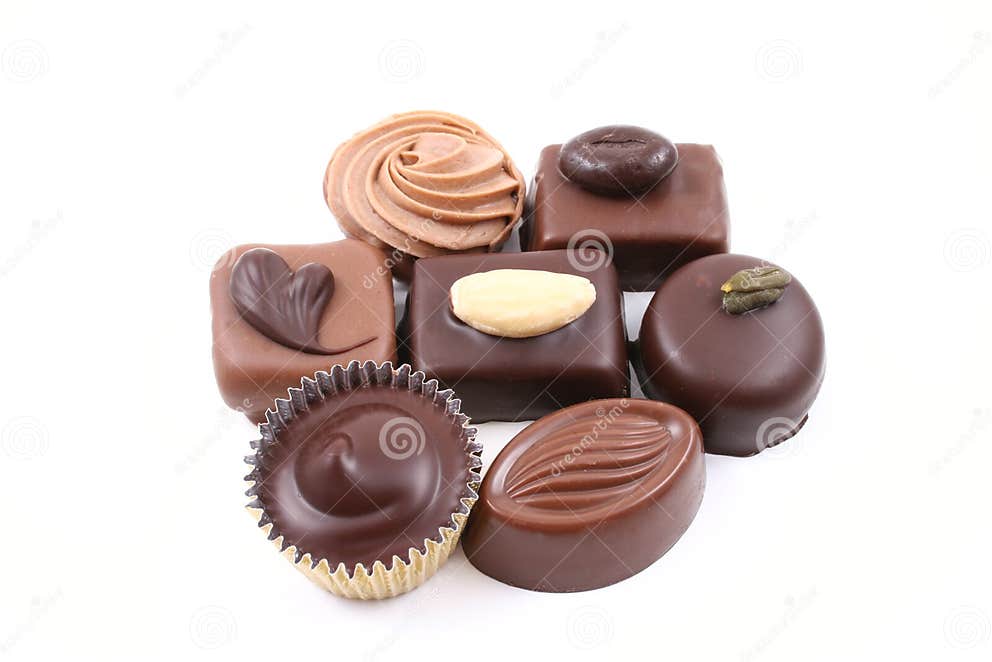 Mixed chocolates stock image. Image of sweet, dessert - 2316803