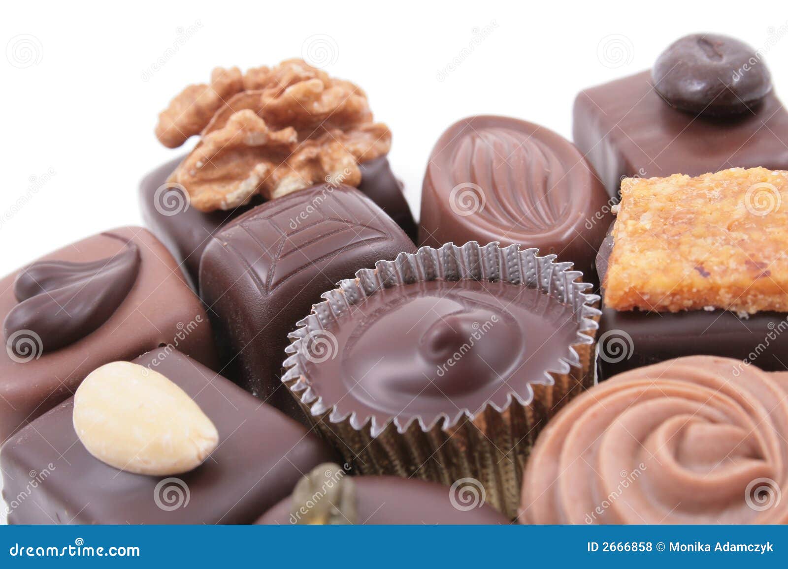 Mixed chocolates stock photo. Image of sweet, mixed, snack - 2666858