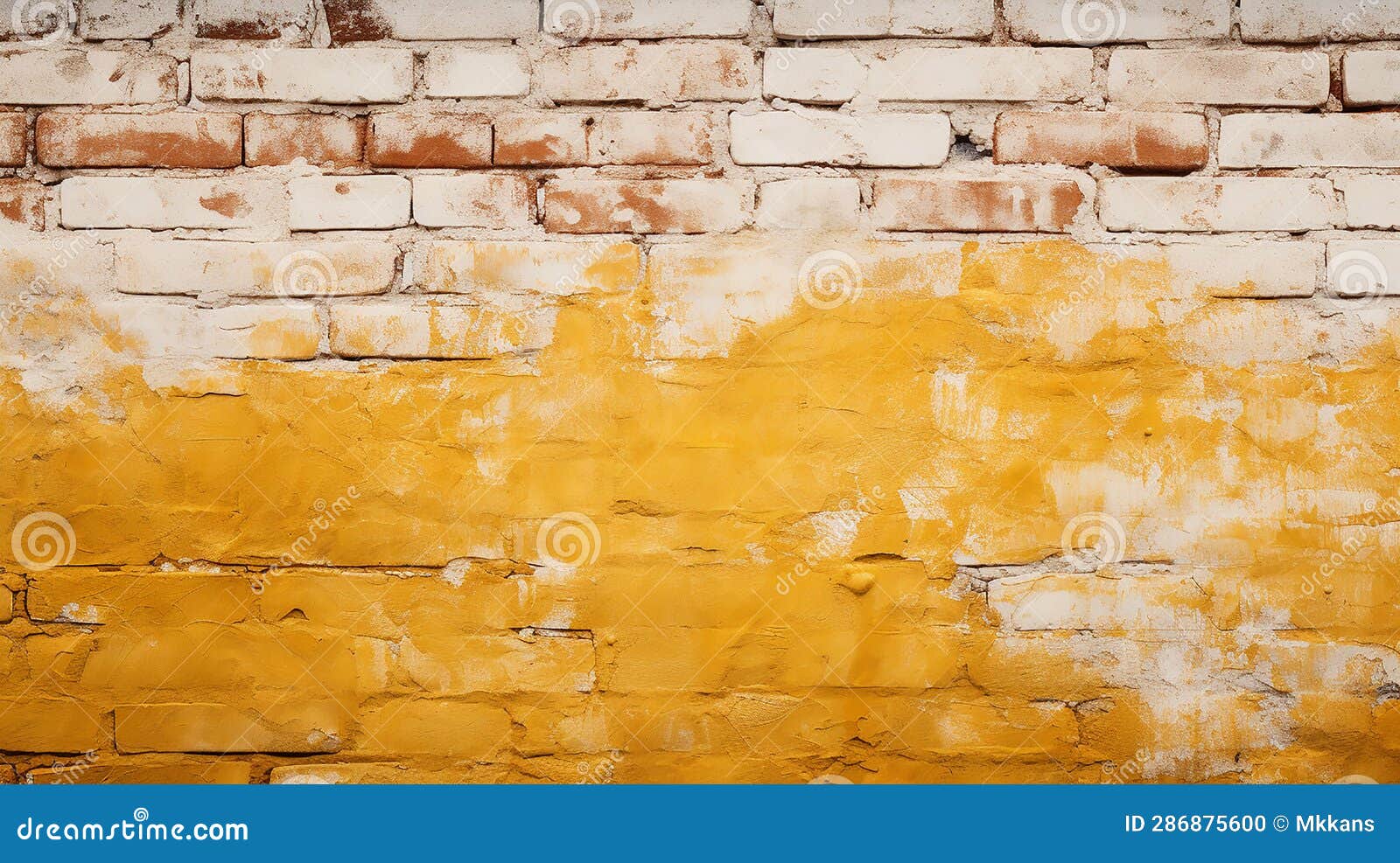 Cream brick wall texture stock illustration. Illustration of grey ...