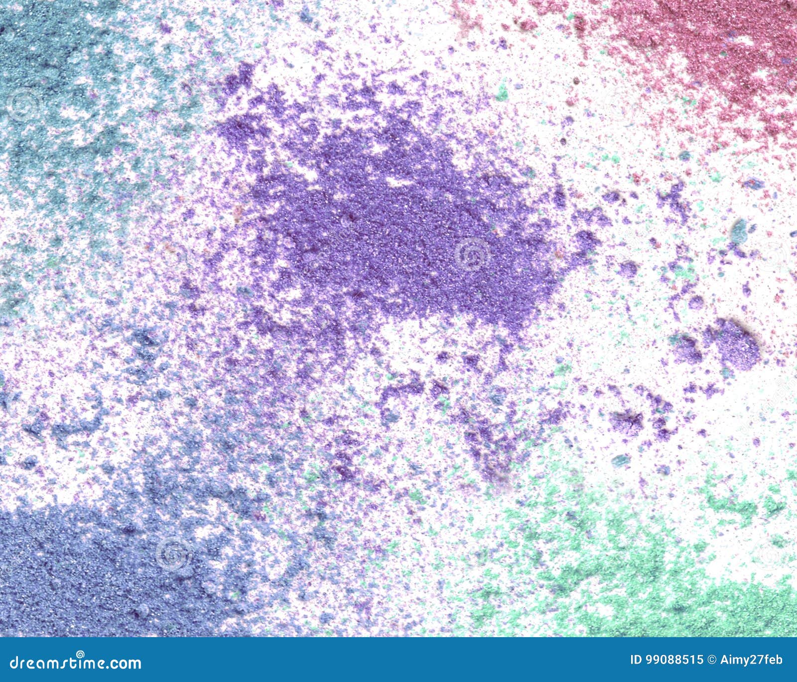 Mixed Color Eye Shadow Background. Stock Image - Image of smashed ...
