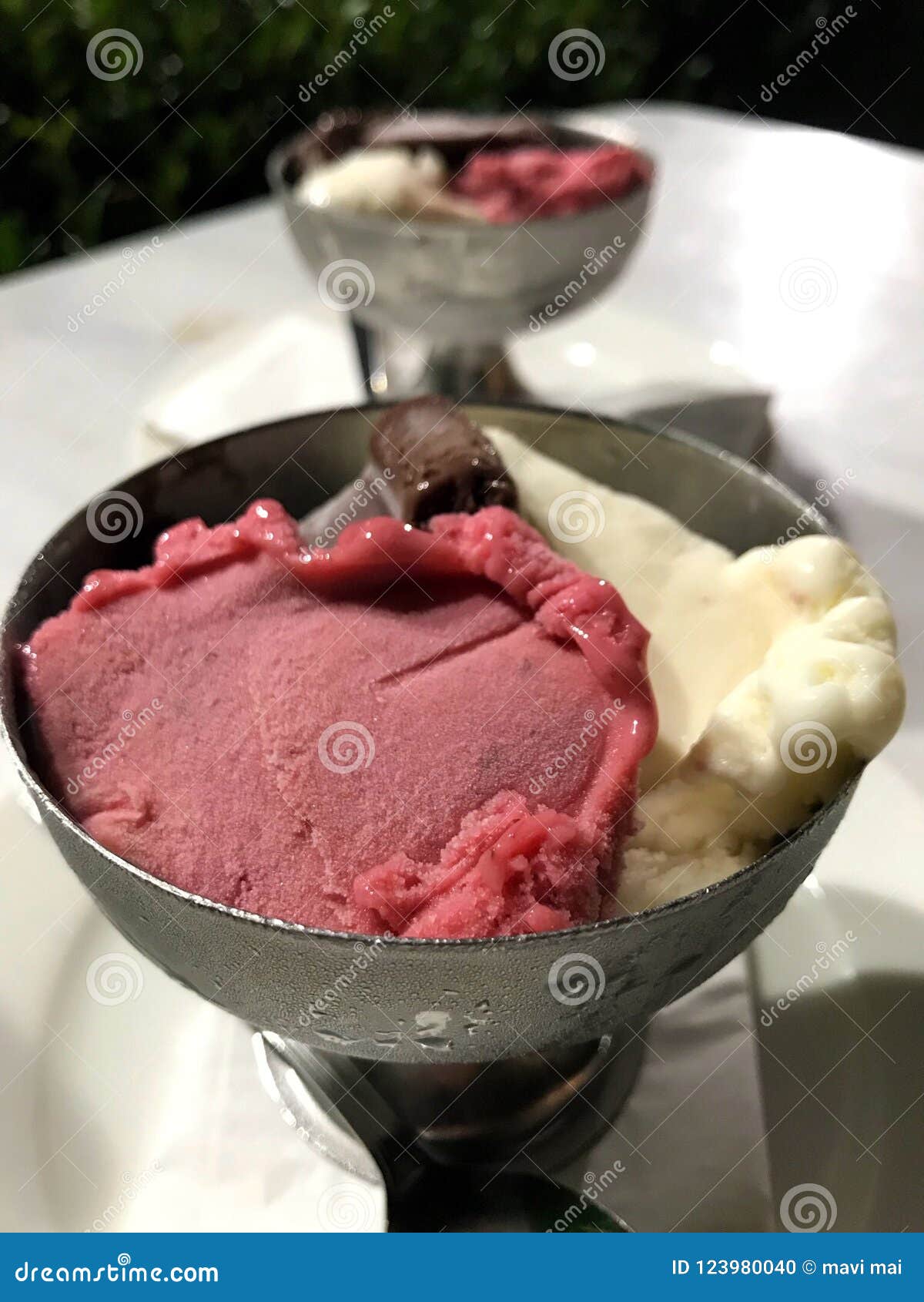 Mixed color ice cream stock photo. Image of figs, coast - 123980040
